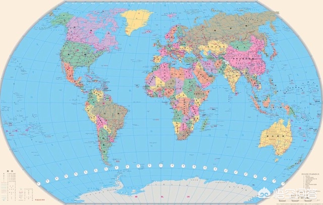 以大西洋为中心的世界地图更合理，还是以太平洋为中心的世界地图更合理？ - 水中月镜中捞的回答 - 头条问答